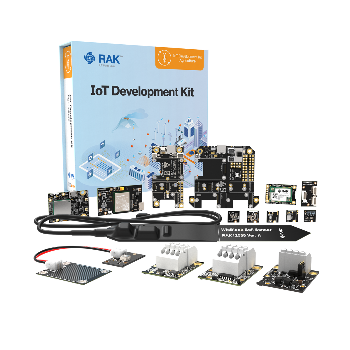 Smart Agriculture Kit with Soil Moisture, UV and Environment Sensors