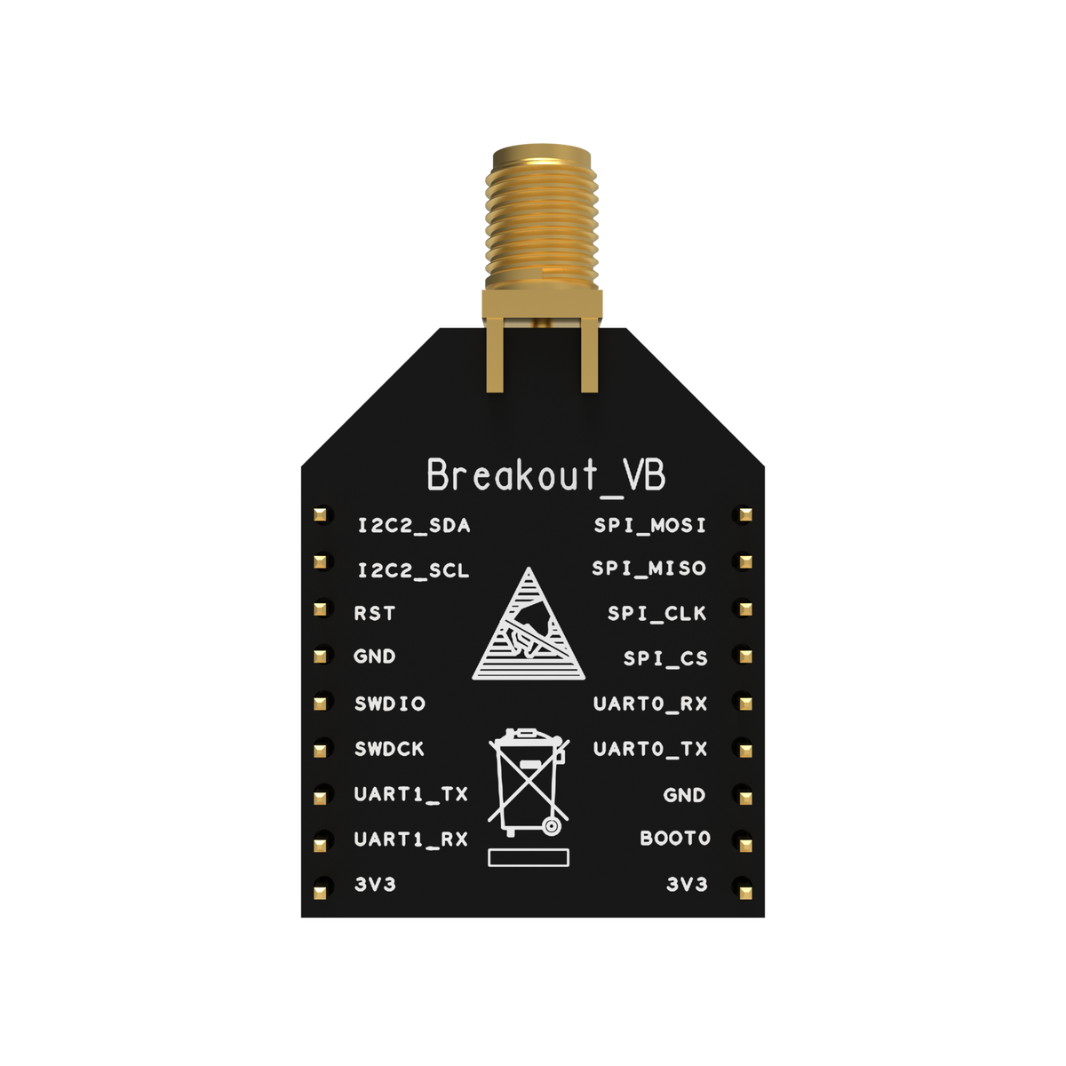 RAK11720/RAK11721 Breakout Board based on AMA3B1KK-KBR-B0 MCU from Ambiq