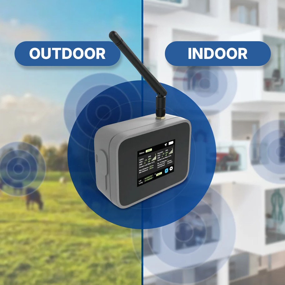 Field Tester Plus for LoRaWAN: Indoor & Outdoor Network Coverage Testing