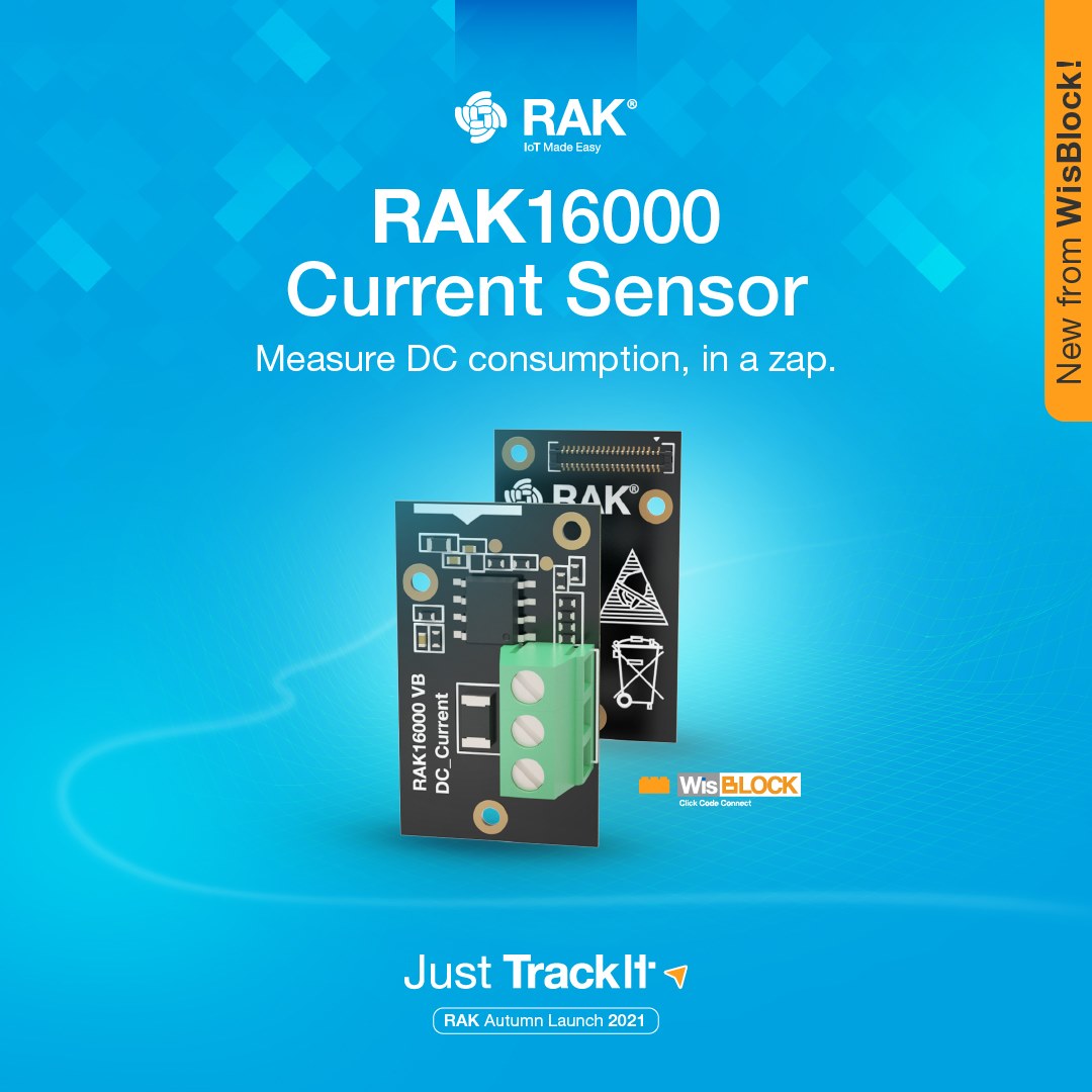 RAK16000 WisBlock Interface Module | Wireless LoRa/ LoRaWAN Current Sensor
