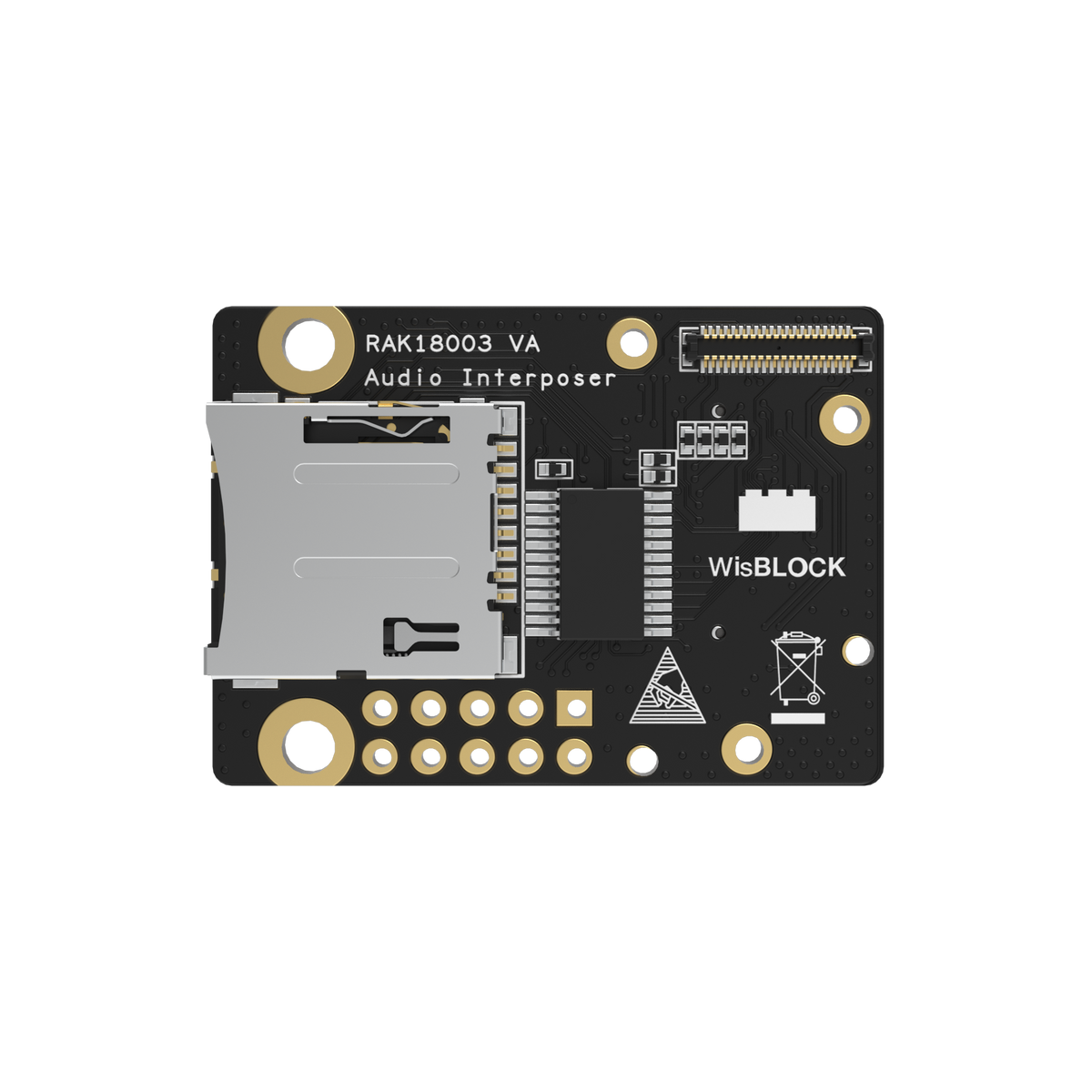 RAK18003 Audio Interposer for Arduino PDM Microphone and IoT Audio